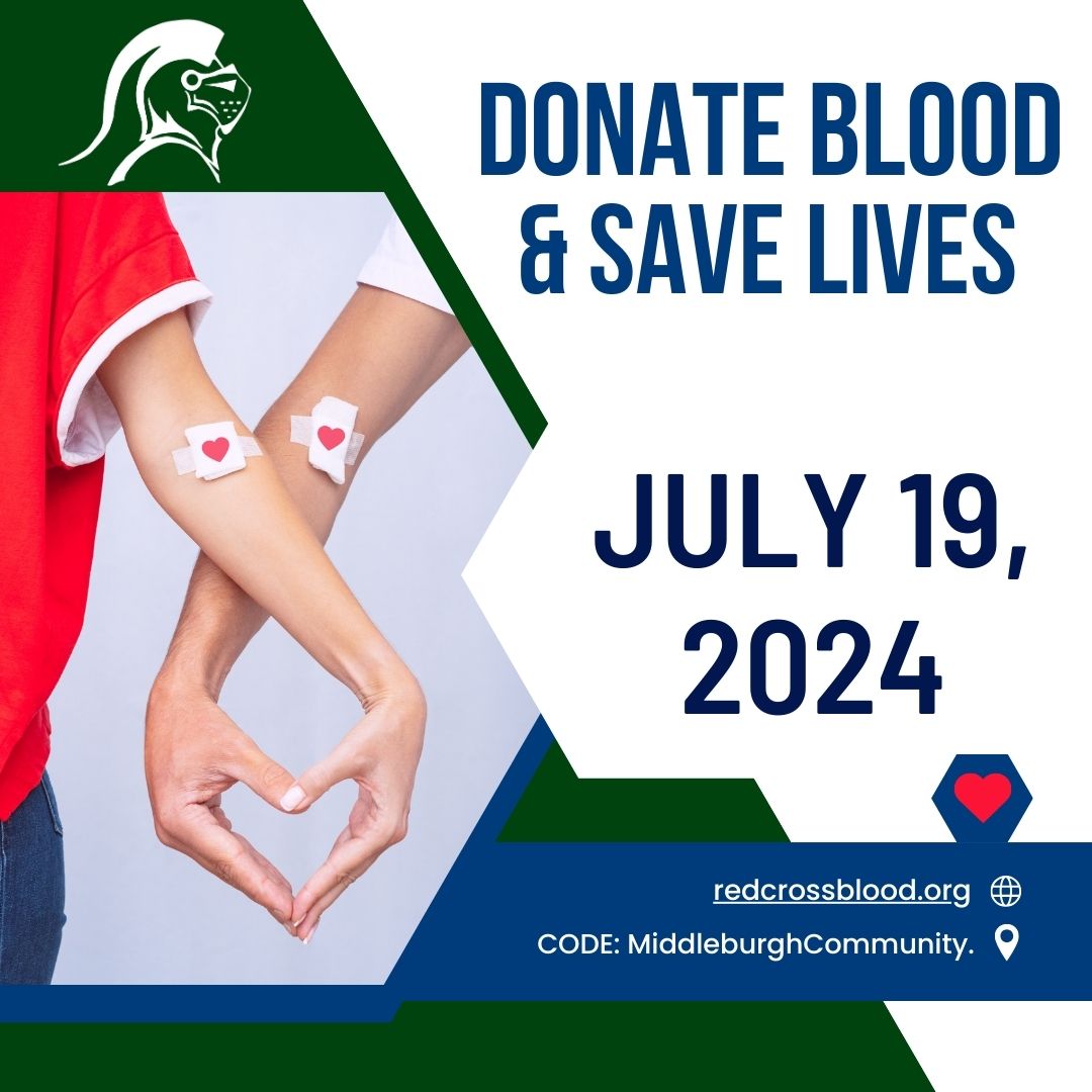 Sign Up Now for Community Blood Drive - Middleburgh Central School District